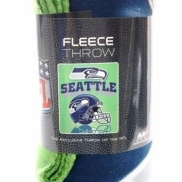 Northwest | Bedding | Seattle Seahawks Blanket Fleece Throw Nfl Grid ...